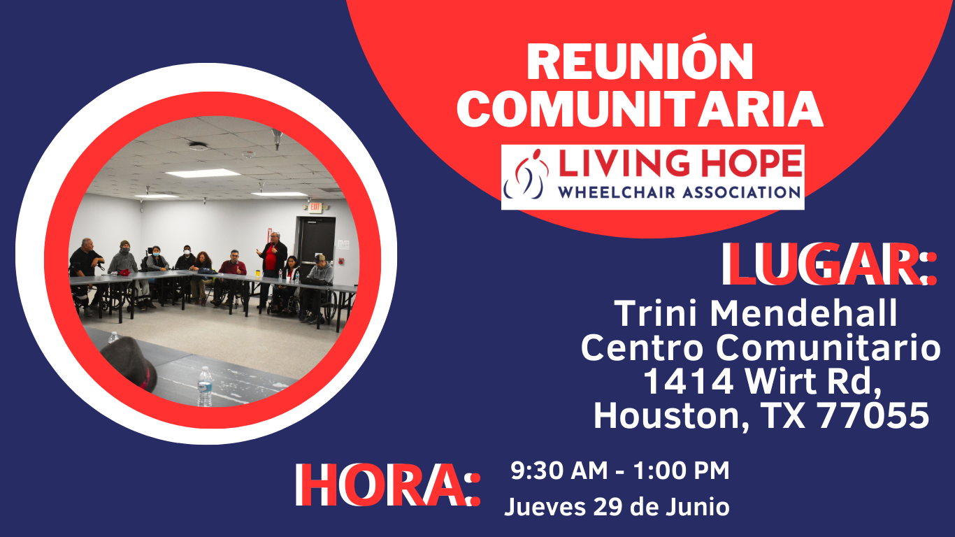 Reunion Comunitaria | Living Hope Wheelchair Association